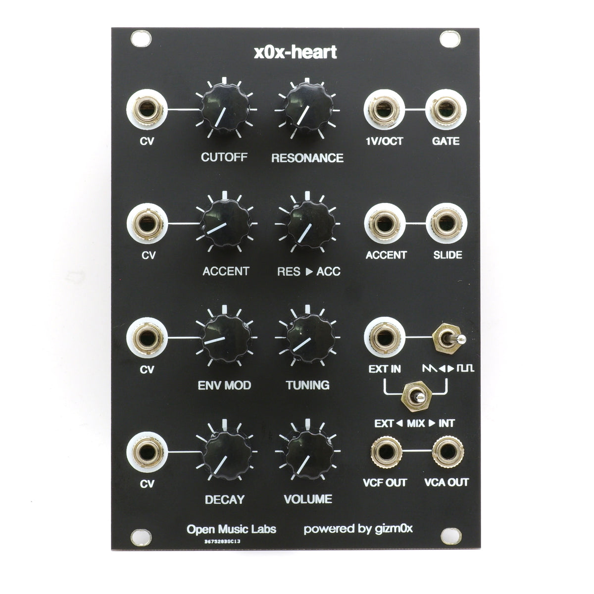 Open Music Labs / gizm0x x0x-heart (Black) [USED:W0] — Clockface Modular
