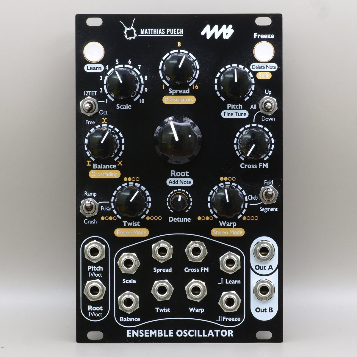 4ms Ensemble Oscillator (EO) (Black) [USED:W0]— Clockface Modular