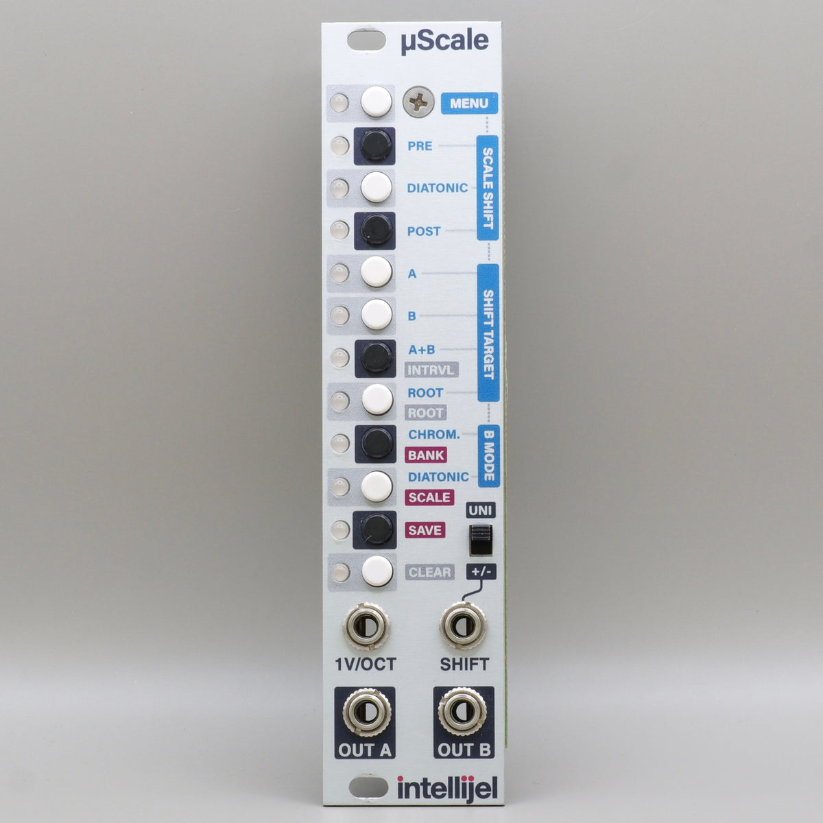 Intellijel ออกแบบ uScale v2— Clockface Modular