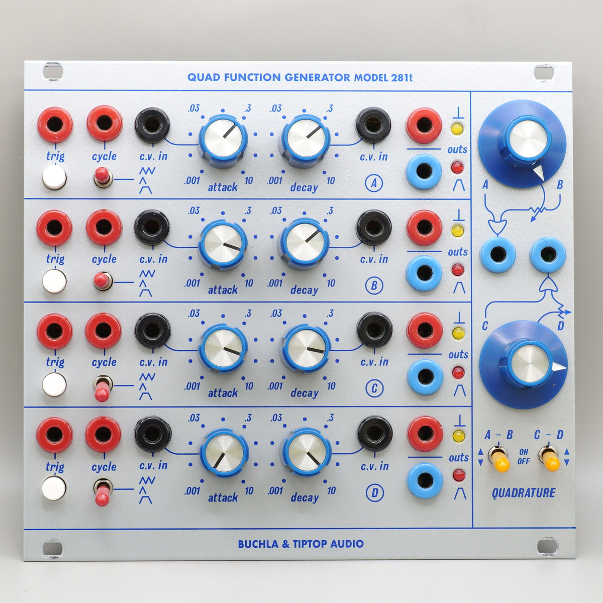 Buchla & Tiptop Audio 281t Quad Function Generator [USED:W0 ...