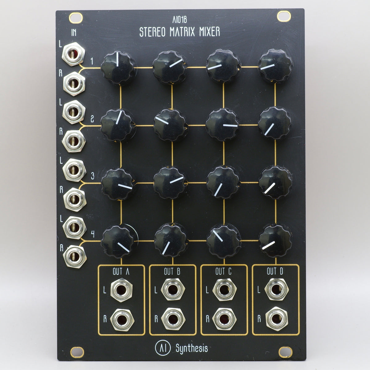 AI Synthesis AI018 Stereo Matrix Mixer [USED:W0]— Clockface Modular