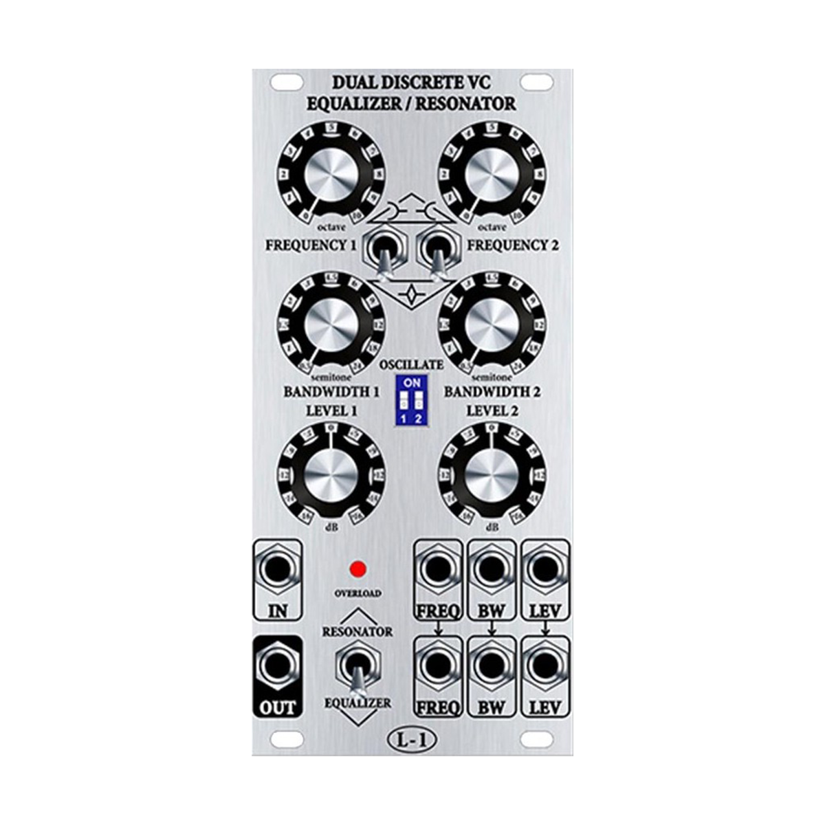 L-1 Dual Discrete EQ + Resonator (Demo)— Clockface Modular