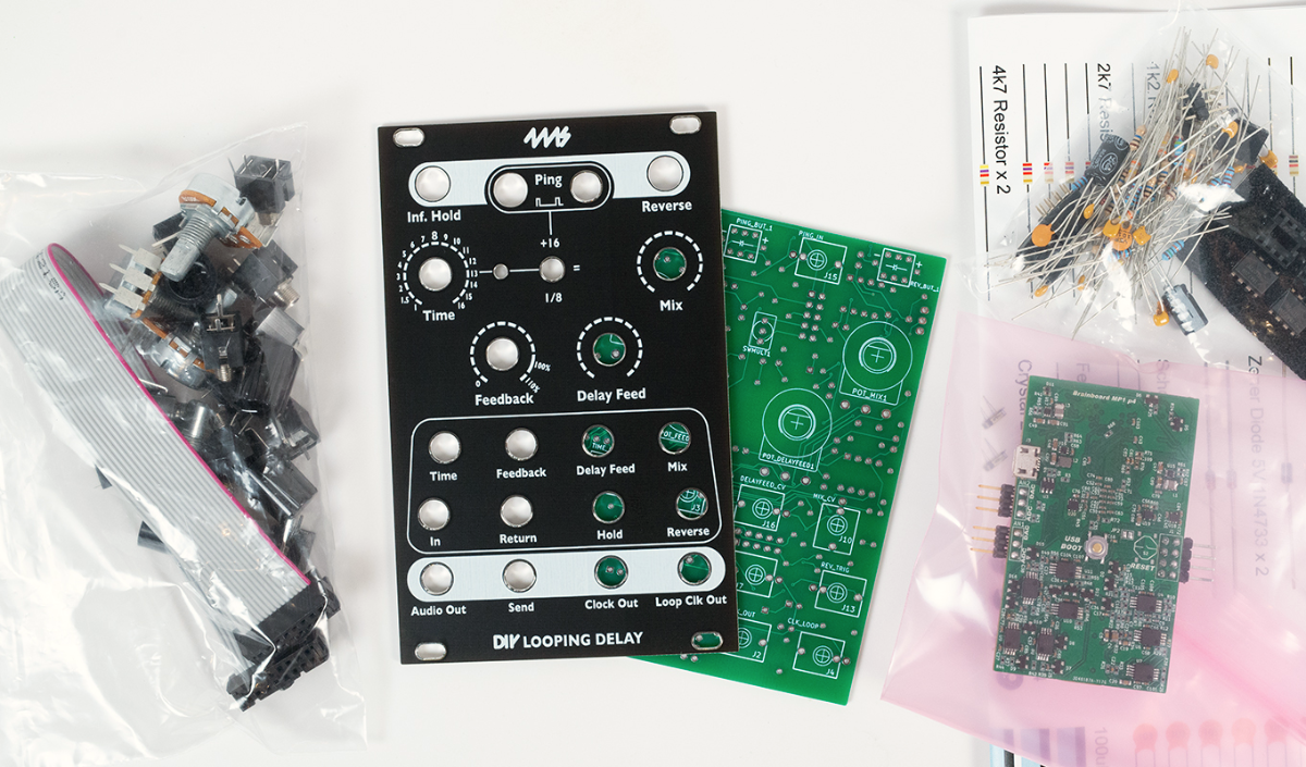 [DIY Kit] 4ms Looping Delay Kit— Clockface Modular