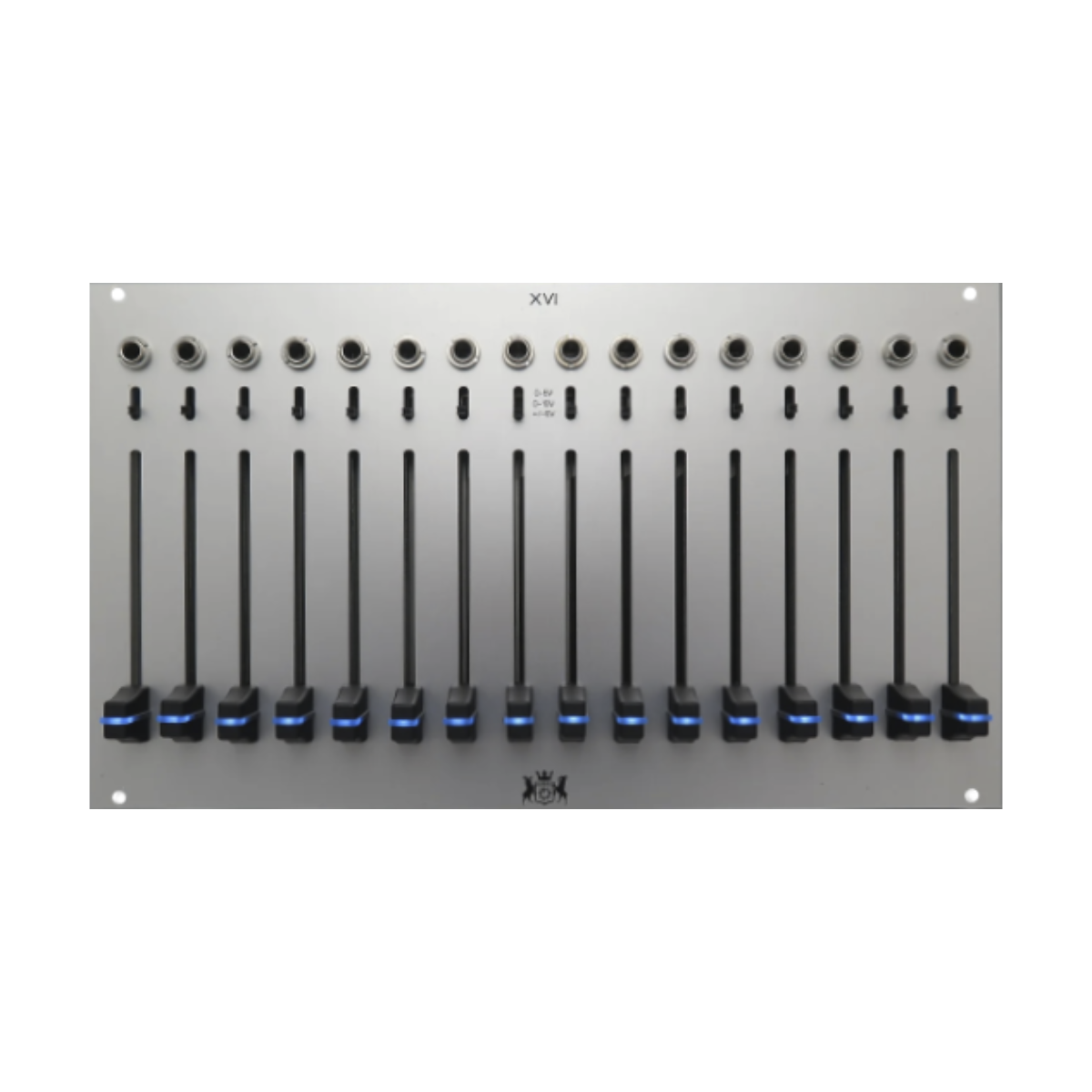 Michigan Synth Works XVI Euro 16 Channel Fader Bank— Clockface Modular
