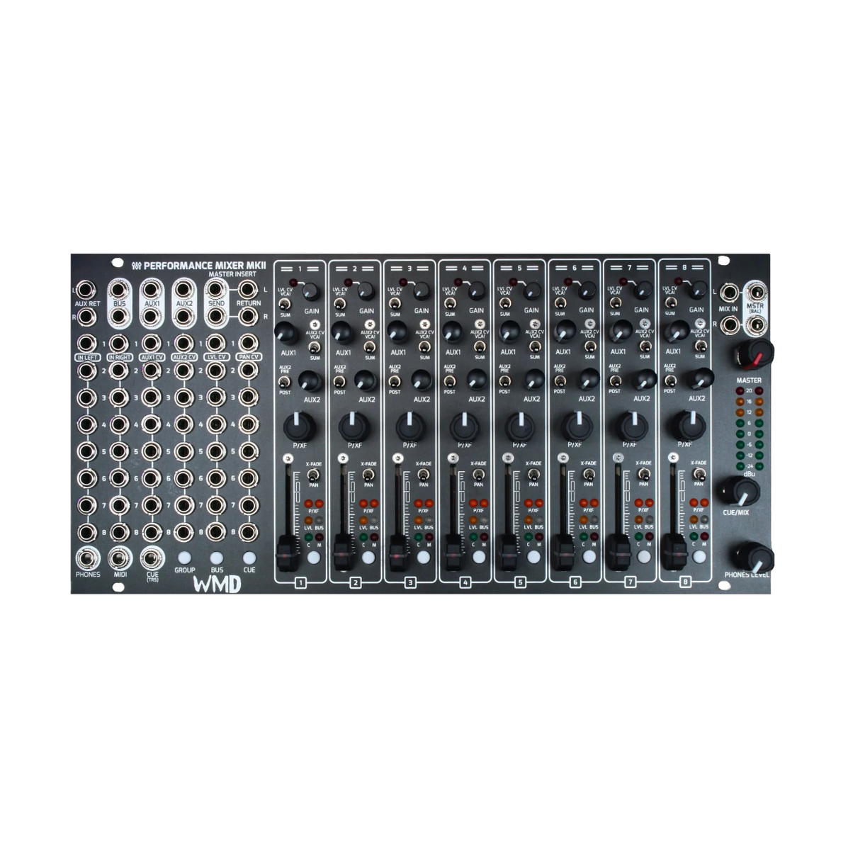 WMD Performance Mixer MKII— Clockface Modular