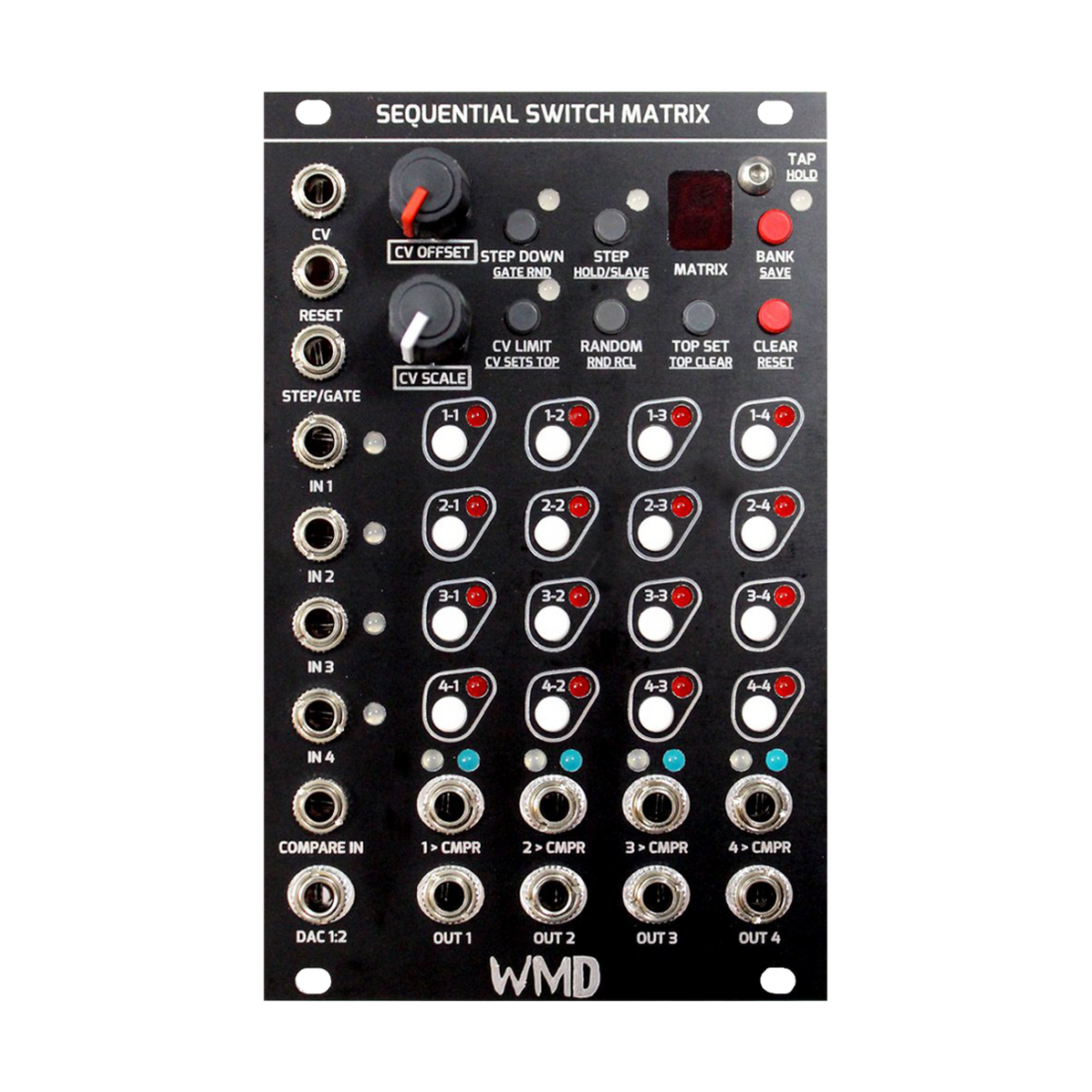 WMD Sequential Switch Matrix— Clockface Modular