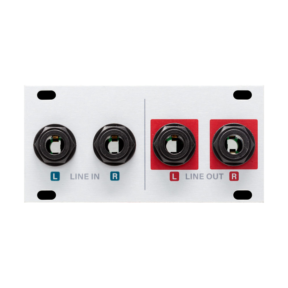 Intellijel Designs AUDIO I/O Jacks 1U— Clockface Modular