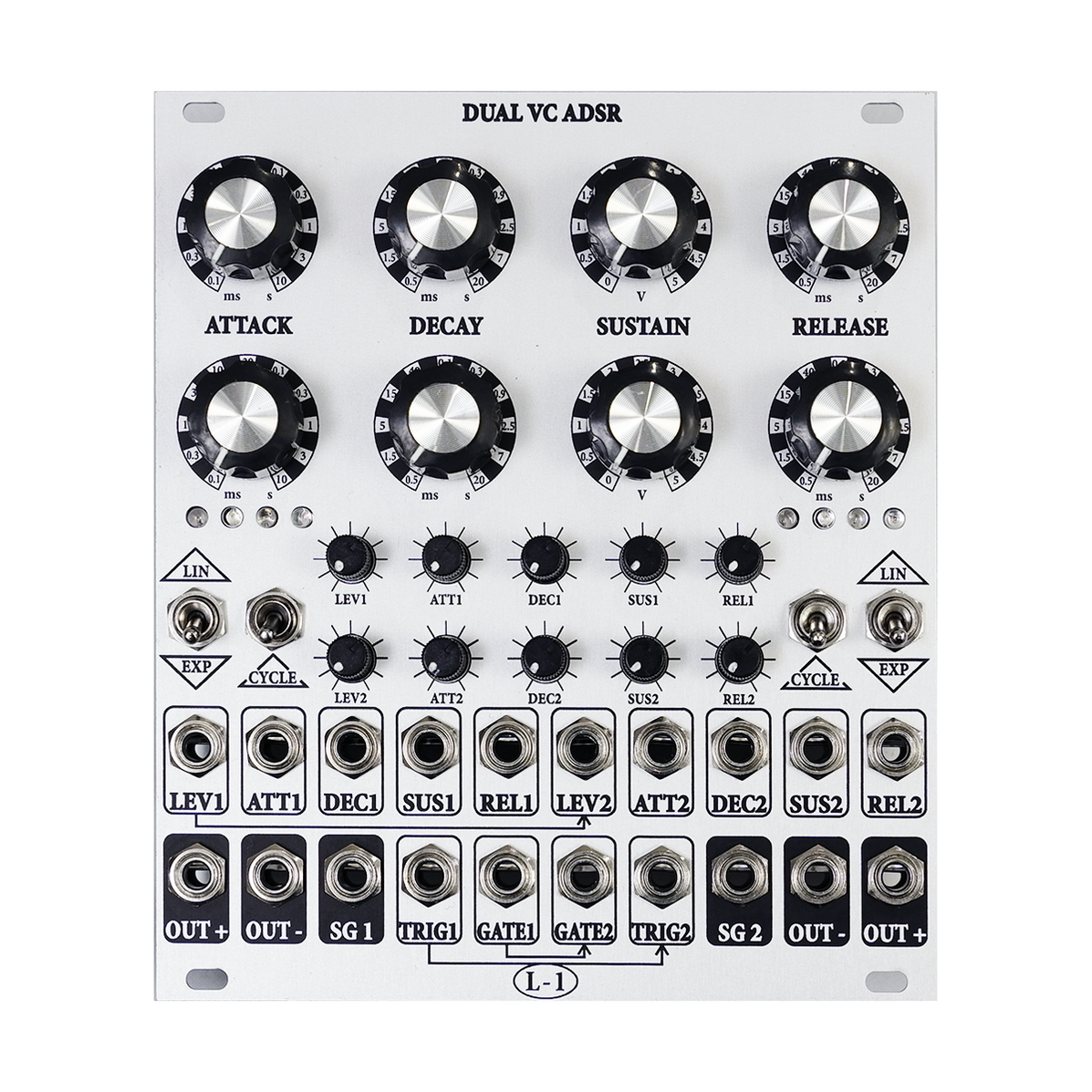 L-1 Dual VC ADSR— Clockface Modular