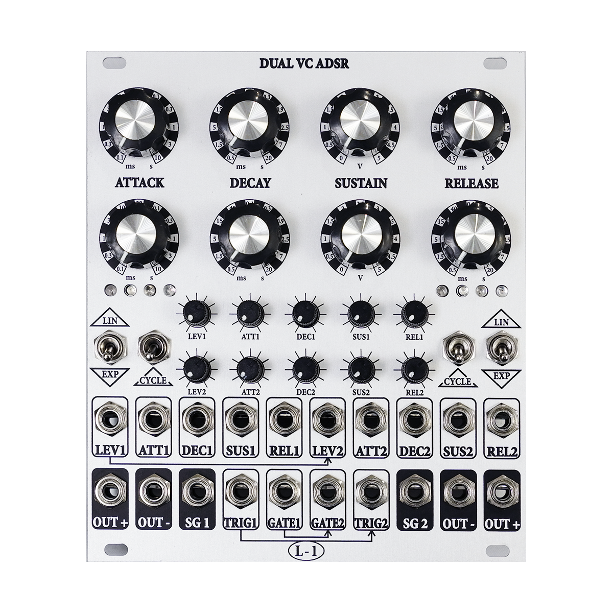 L-1 Dual VC ADSR— Clockface Modular