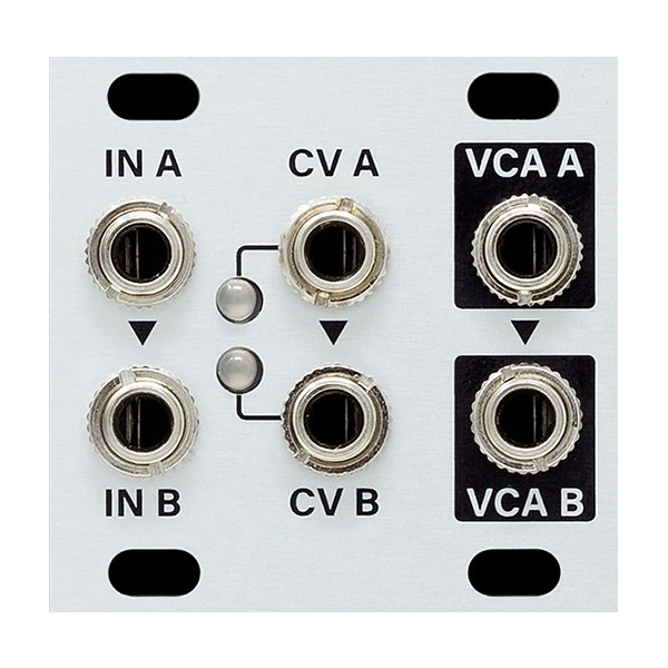 Intellijel Designs Dual VCA 1U — Clockface Modular